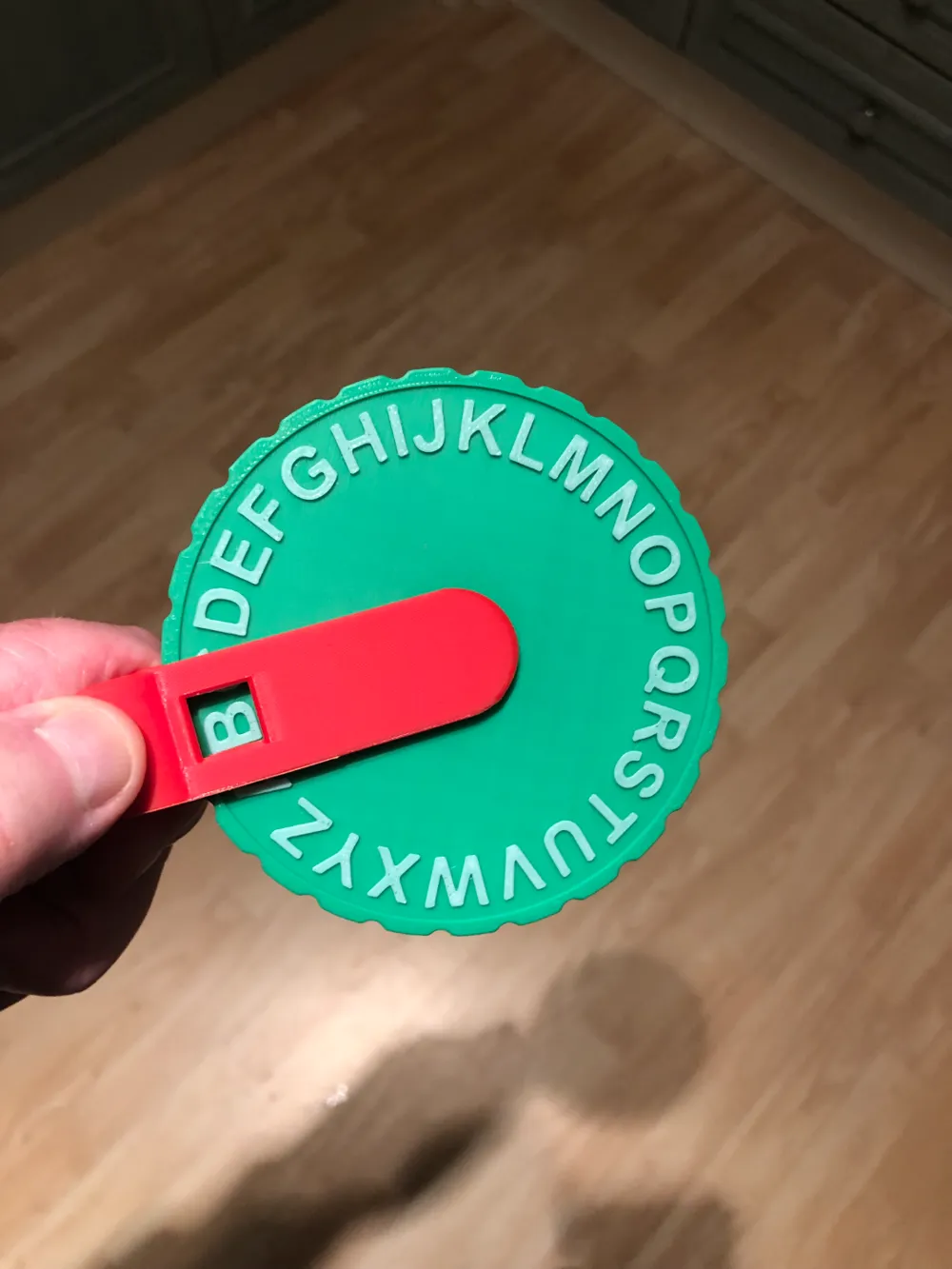 The Letterman Fidget Letter Spinner Toy with View port by kevr102 ...