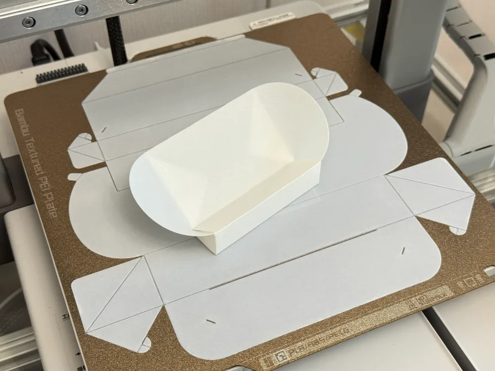 Desktop 3D storage box flat printed self-assembly desktop storage by ...