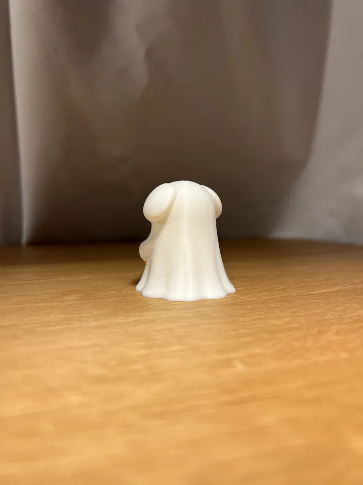 Ghost Dog with Pumpkin by fifindr MakerWorld: Download Free 3D Models