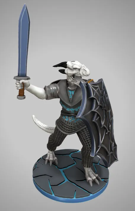 Dragonborn Paladin by Haldwyn MakerWorld: Download Free 3D Models