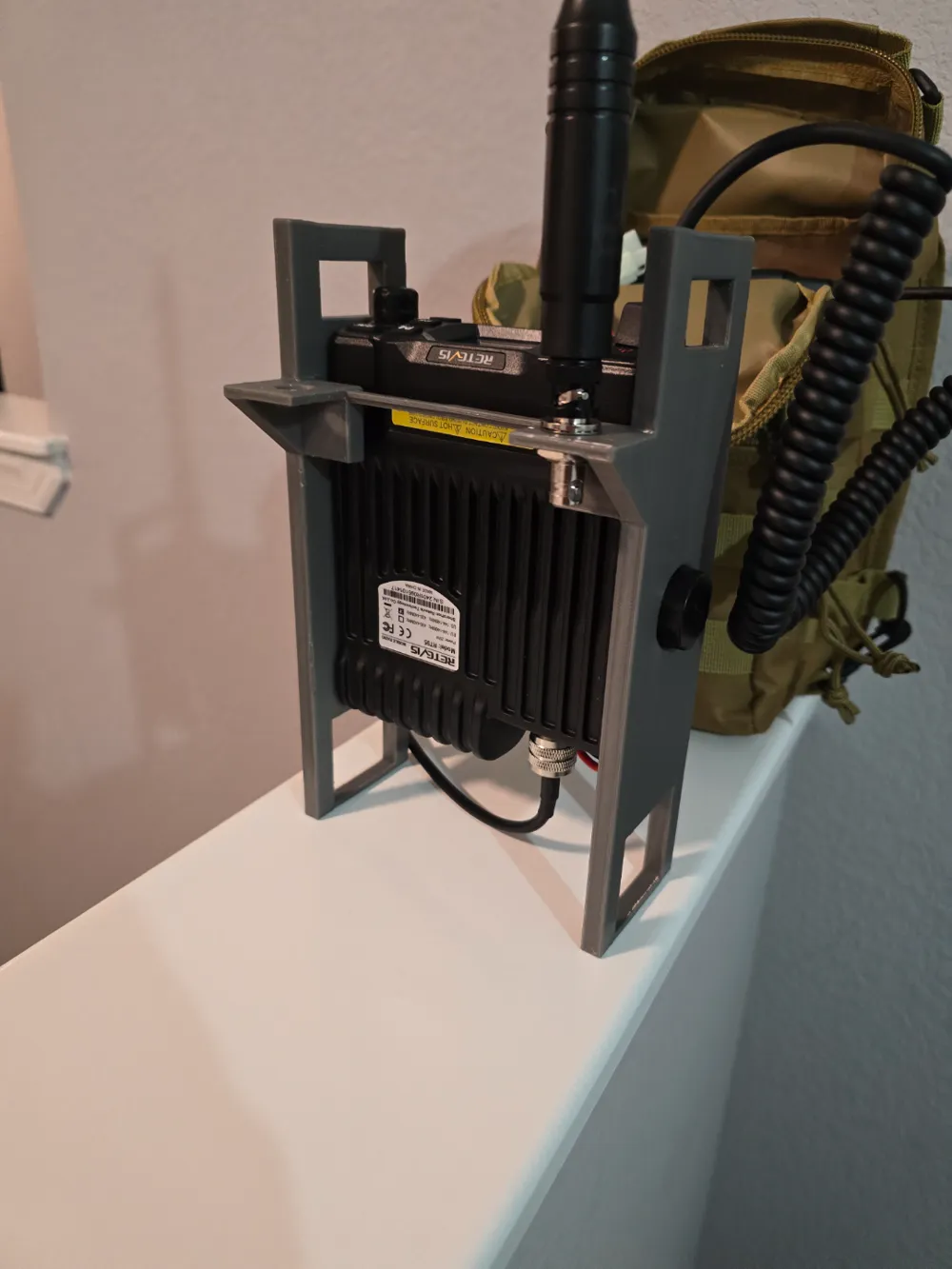 RT-95 Manpack Rails and BNC bulkhead antenna mount by 4x4_Fam ...