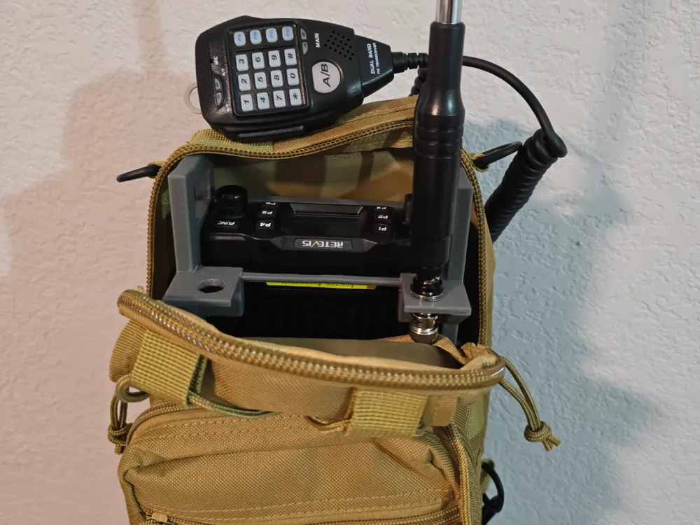RT-95 Manpack Rails and BNC bulkhead antenna mount by 4x4_Fam ...