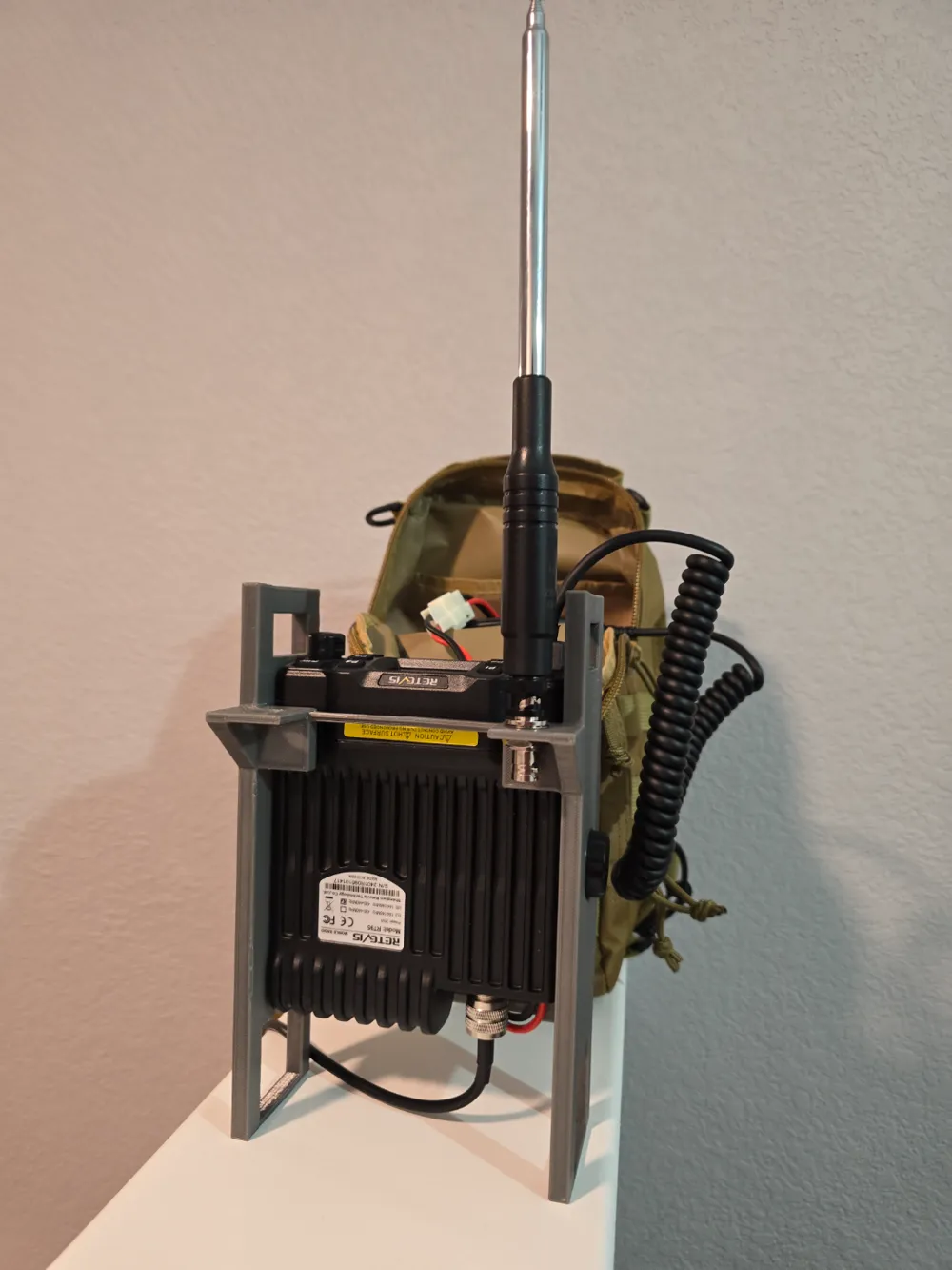 RT-95 Manpack Rails and BNC bulkhead antenna mount by 4x4_Fam ...