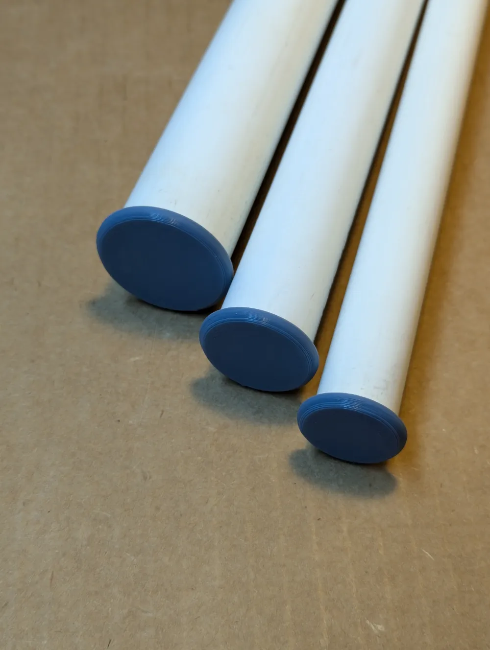 PVC Pipe End Plugs - Wider Lip Version by Wile E. 3D - MakerWorld