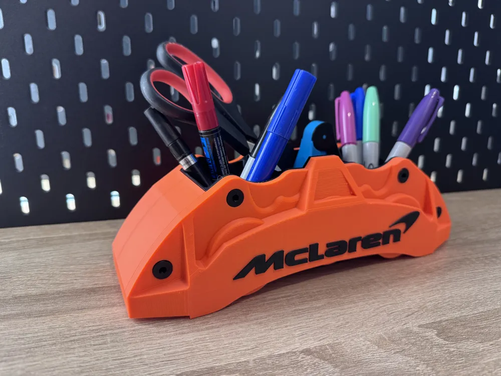 McLaren desktop organizer - Free 3D Print Model - MakerWorld