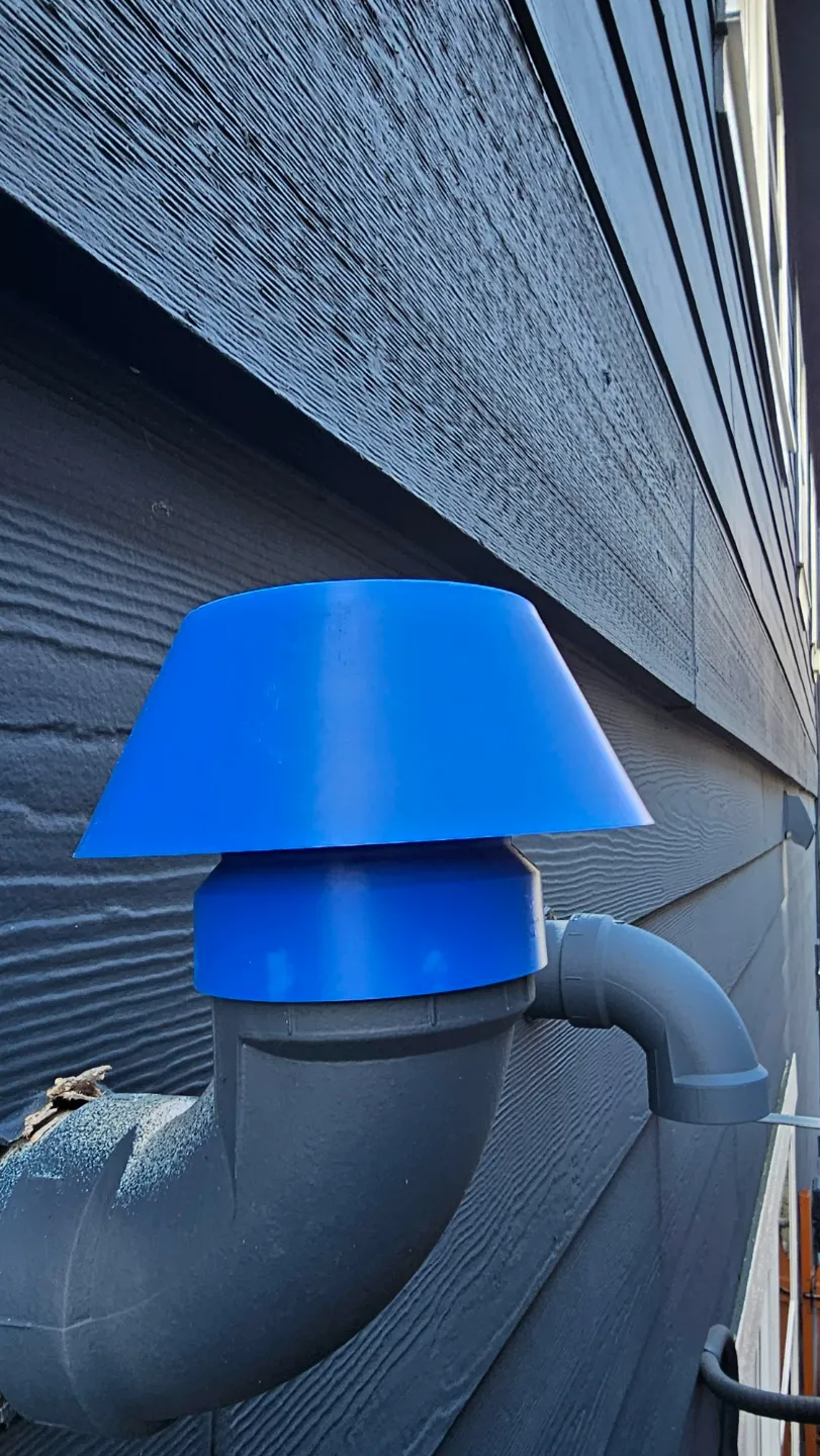 Pipe Rain Cap - Fits: 60mm ID 70mm OD by Carlos_Gwn - MakerWorld