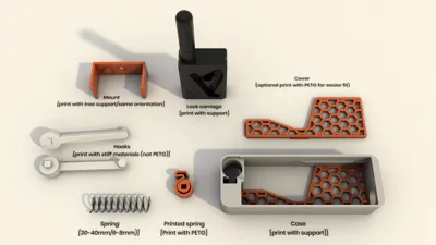Push2open - Reliable and powerful (Latch mechanism) by FunkyArt ...