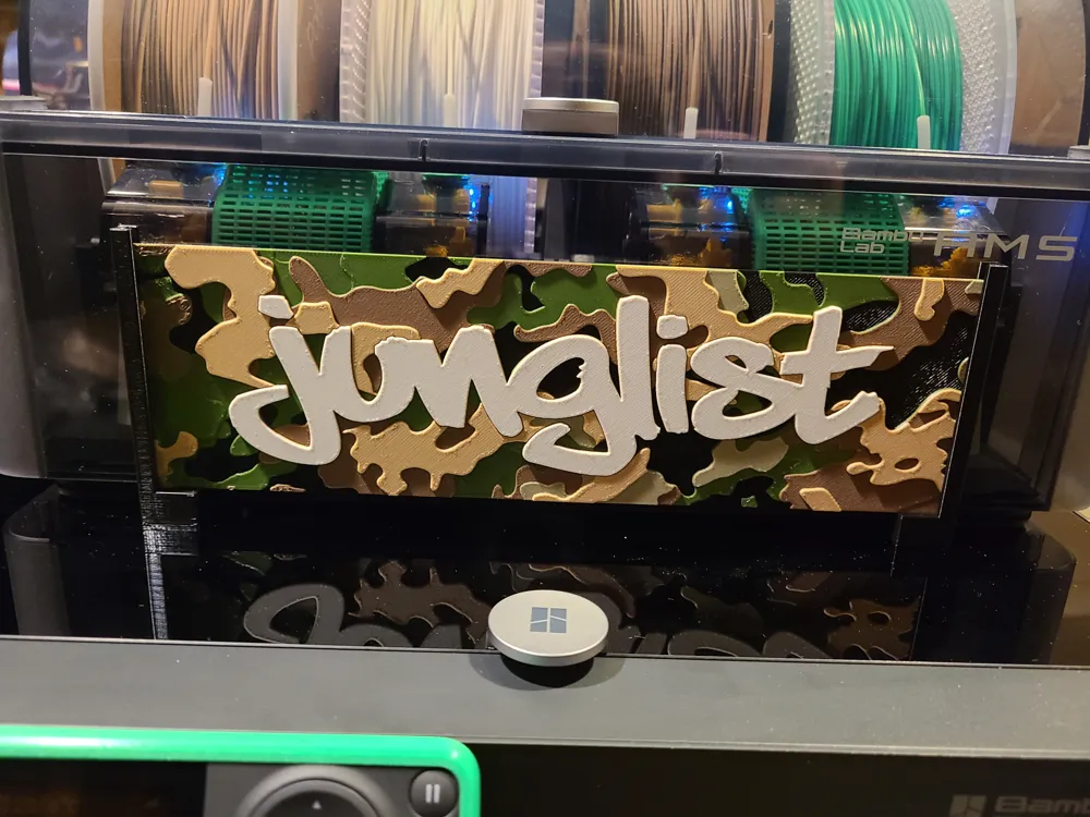 CAMO JUNGLIST - FILAMENT PAINTING by Bedlam Threadz - MakerWorld
