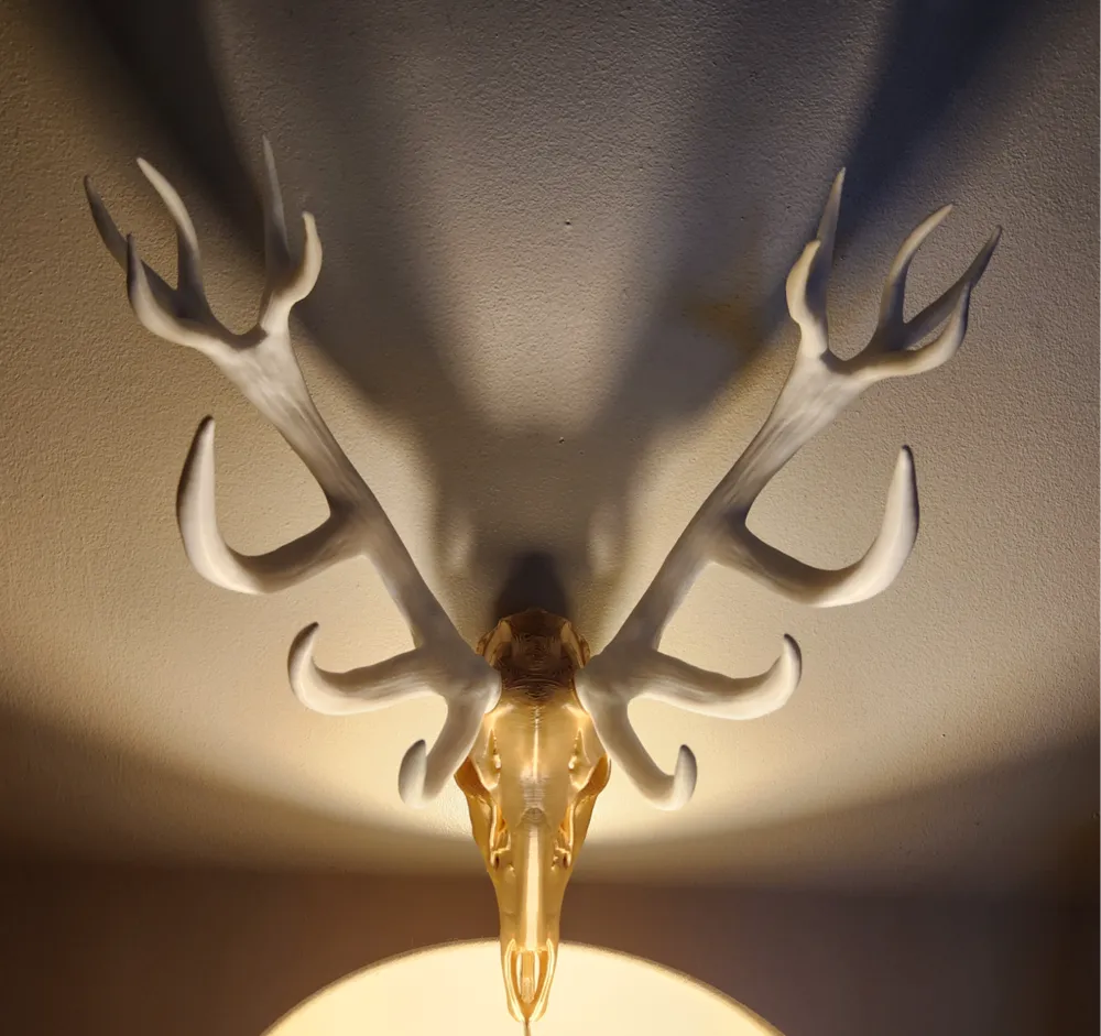 "Red Stag" Deer Skull by dtm247 - MakerWorld