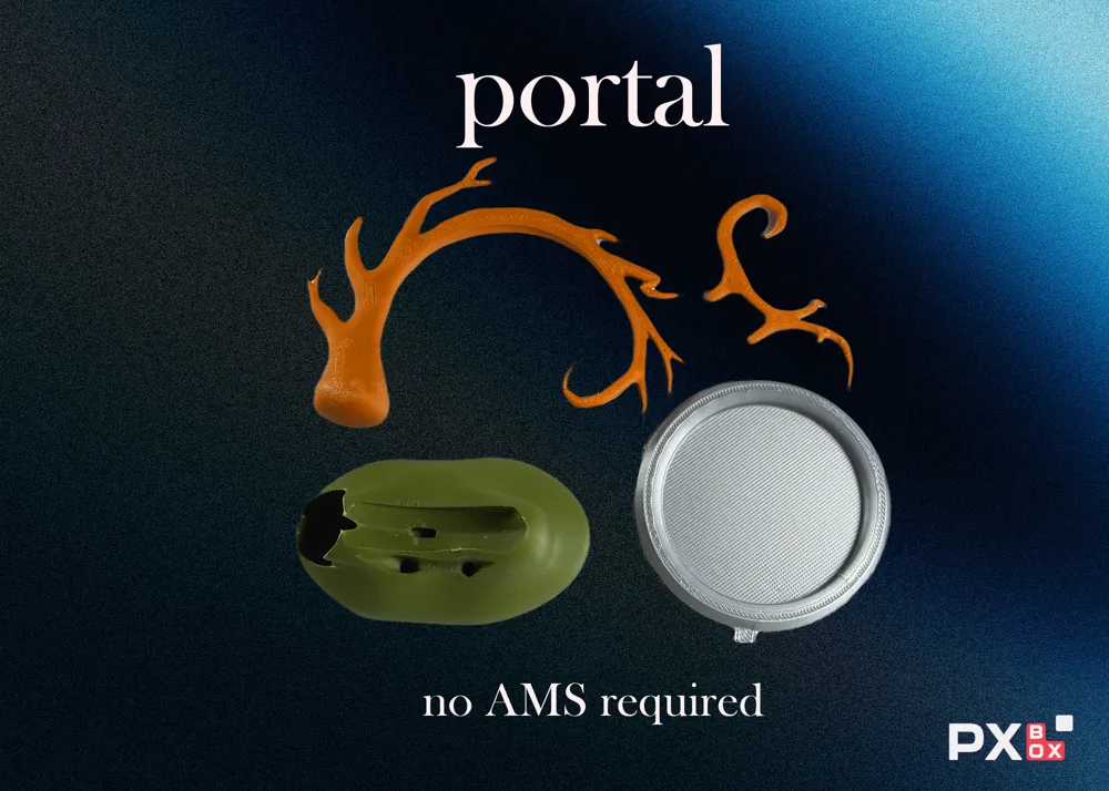 Portal Minifigure with Modular Patterns - Free 3D Print Model - MakerWorld