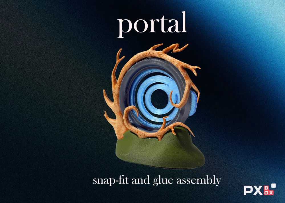 Portal Minifigure with Modular Patterns - Free 3D Print Model - MakerWorld