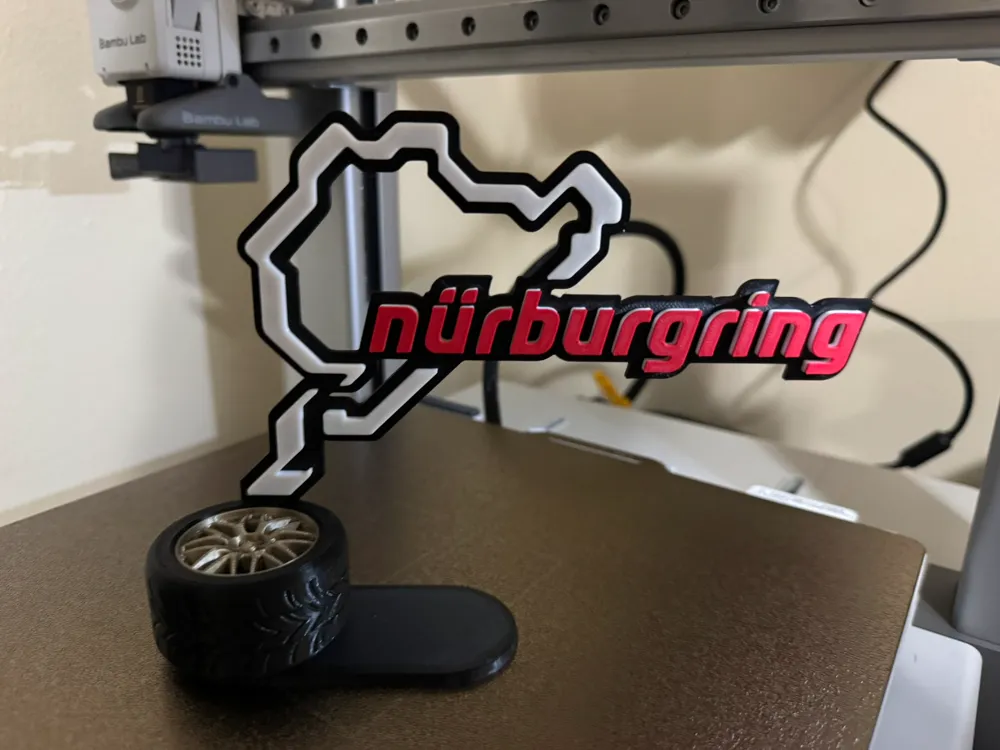 Nürburgring Racetrack Display by HuskyMax - MakerWorld