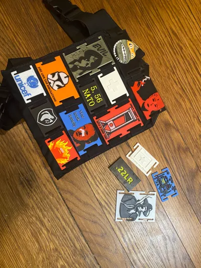 MOLLE Mounted Patches by Bad Intelligence - MakerWorld