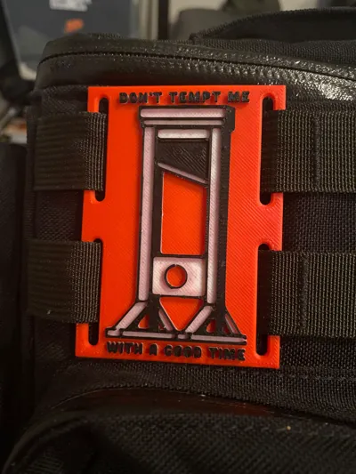 MOLLE Mounted Patches by Bad Intelligence - MakerWorld