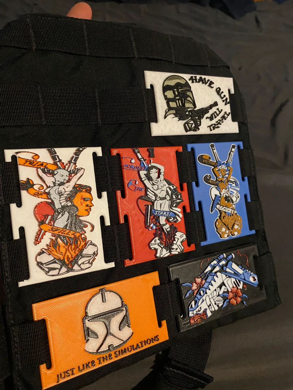 MOLLE Mounted Patches by Bad Intelligence - MakerWorld