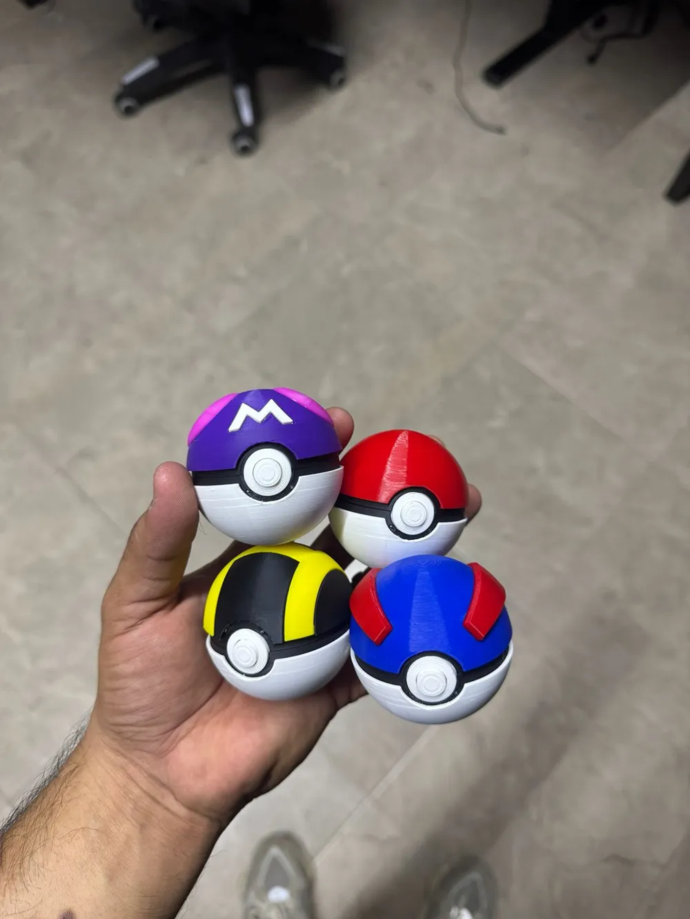 Poke GachaPop Capsules - Free 3D Print Model - MakerWorld