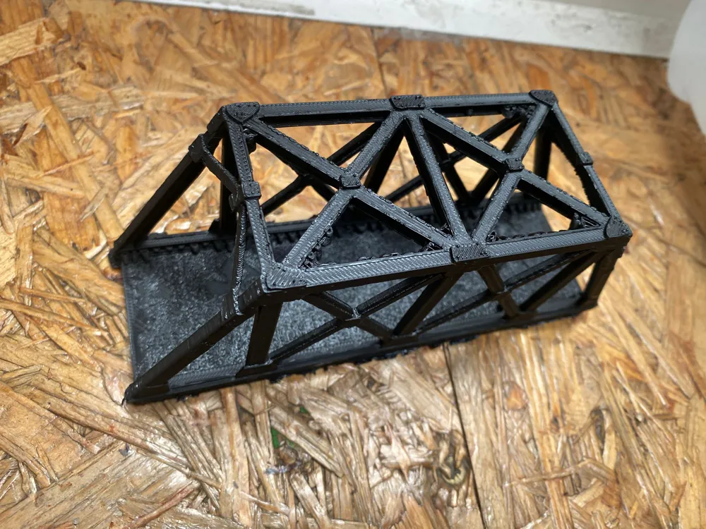 Bridge Model Railway N TT HO Truss Bridge - Free 3D Print Model ...