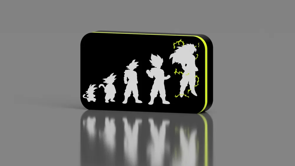 Lightbox - Goku Evolution by Calzune - MakerWorld