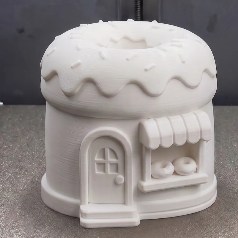 Chubby Kawaii Donut Shop - Free 3D Print Model - MakerWorld