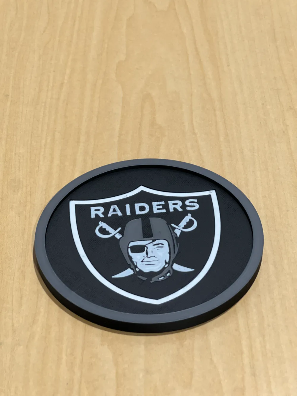 Raiders Coaster by sawdogg73 - MakerWorld