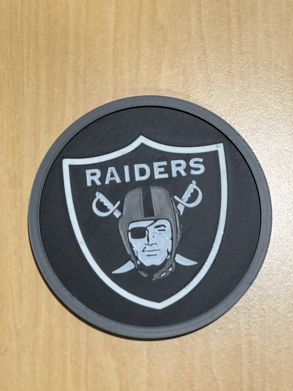 Raiders Coaster by sawdogg73 - MakerWorld