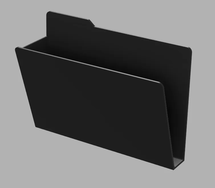 Wall-Mounted File Holder – Minimalist & Functional by Rowb - MakerWorld