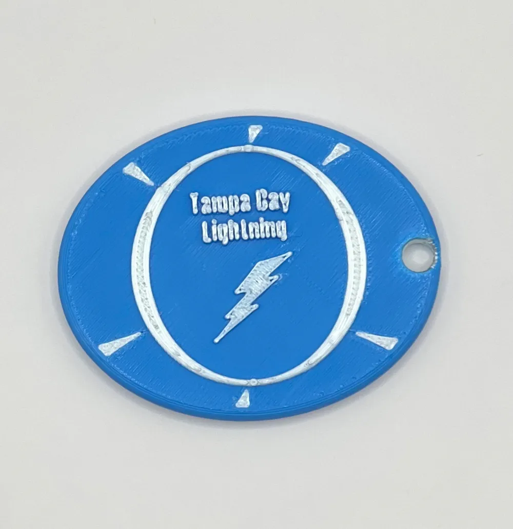 Porte-clés Tampa Bay Lightning - Modèle d'Impression 3D Gratuit ...