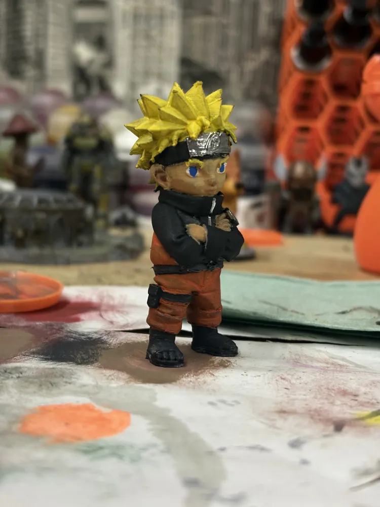 Chibi Naruto-Style Ninja Hero – STL 3D Figure by Redsing_ART MakerWorld ...