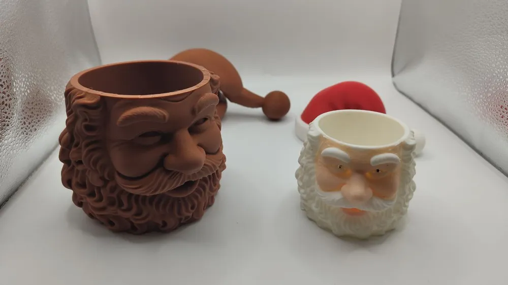 Santa's Candy Jar by Reybrond MakerWorld: Download Free 3D Models