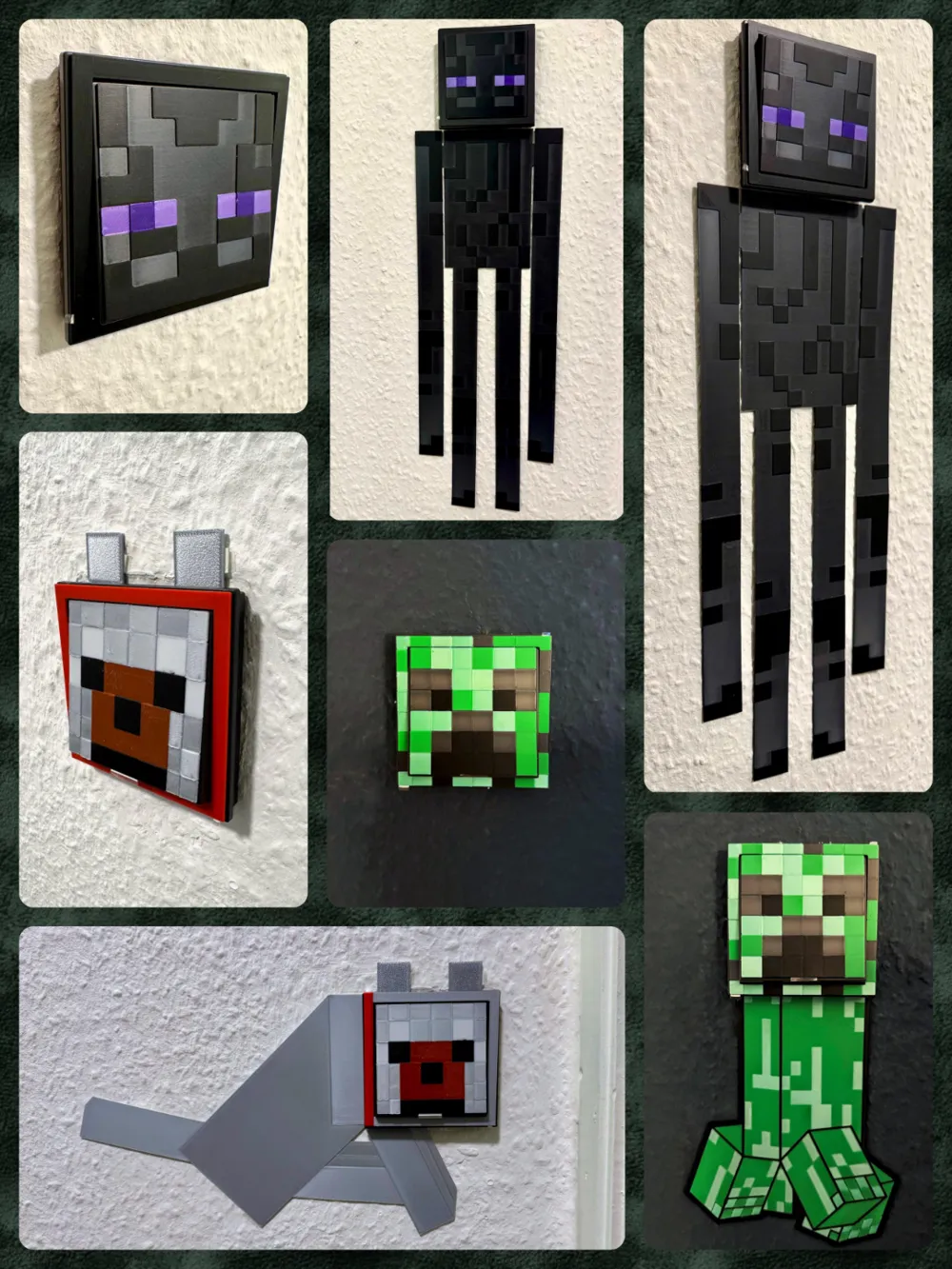 Minecraft Light Switch Covers - Pixel Heroes by Zip3D MakerWorld ...