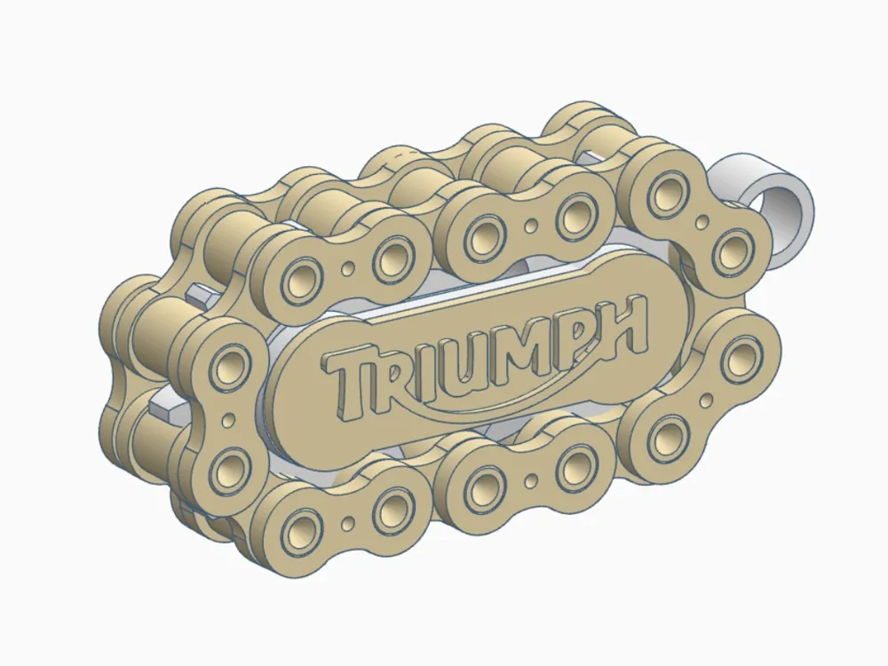 Motorcycle Roller Chain Key Ring by Bootjevaarder MakerWorld: Download ...