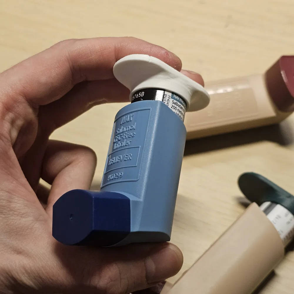Ergonomic inhaler topper by Logr47 - MakerWorld