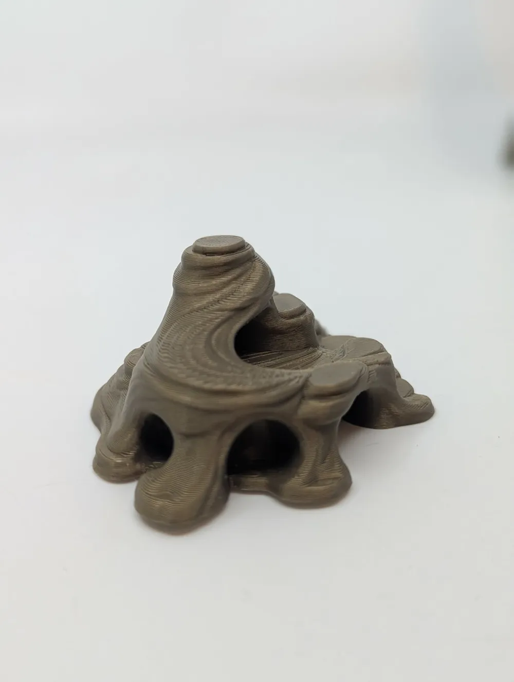 Layered Rock Cave Hide – Multi-Chamber - Free 3D Print Model - MakerWorld