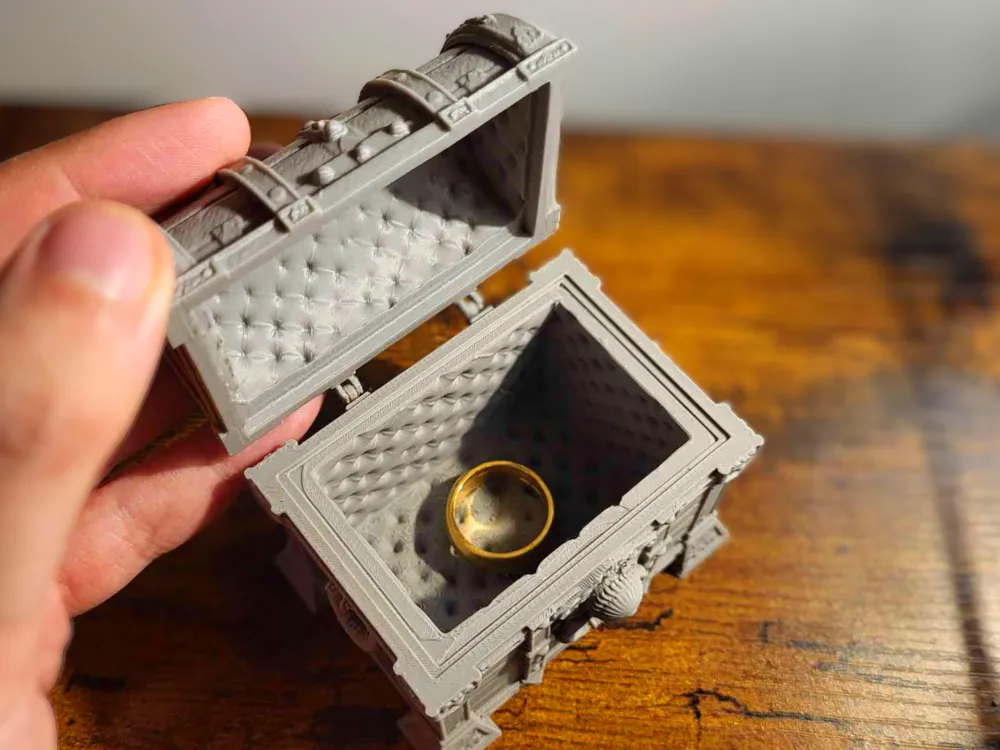 DnD Openable Ornate Treasure Chest - Free 3D Print Model - MakerWorld