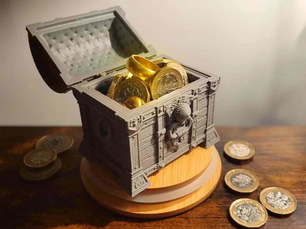 DnD Openable Ornate Treasure Chest by Jonparrish3D MakerWorld: Download ...