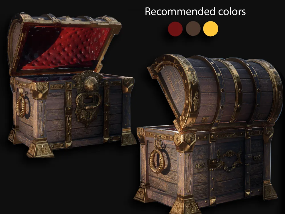 DnD Openable Ornate Treasure Chest by Jonparrish3D MakerWorld: Download ...