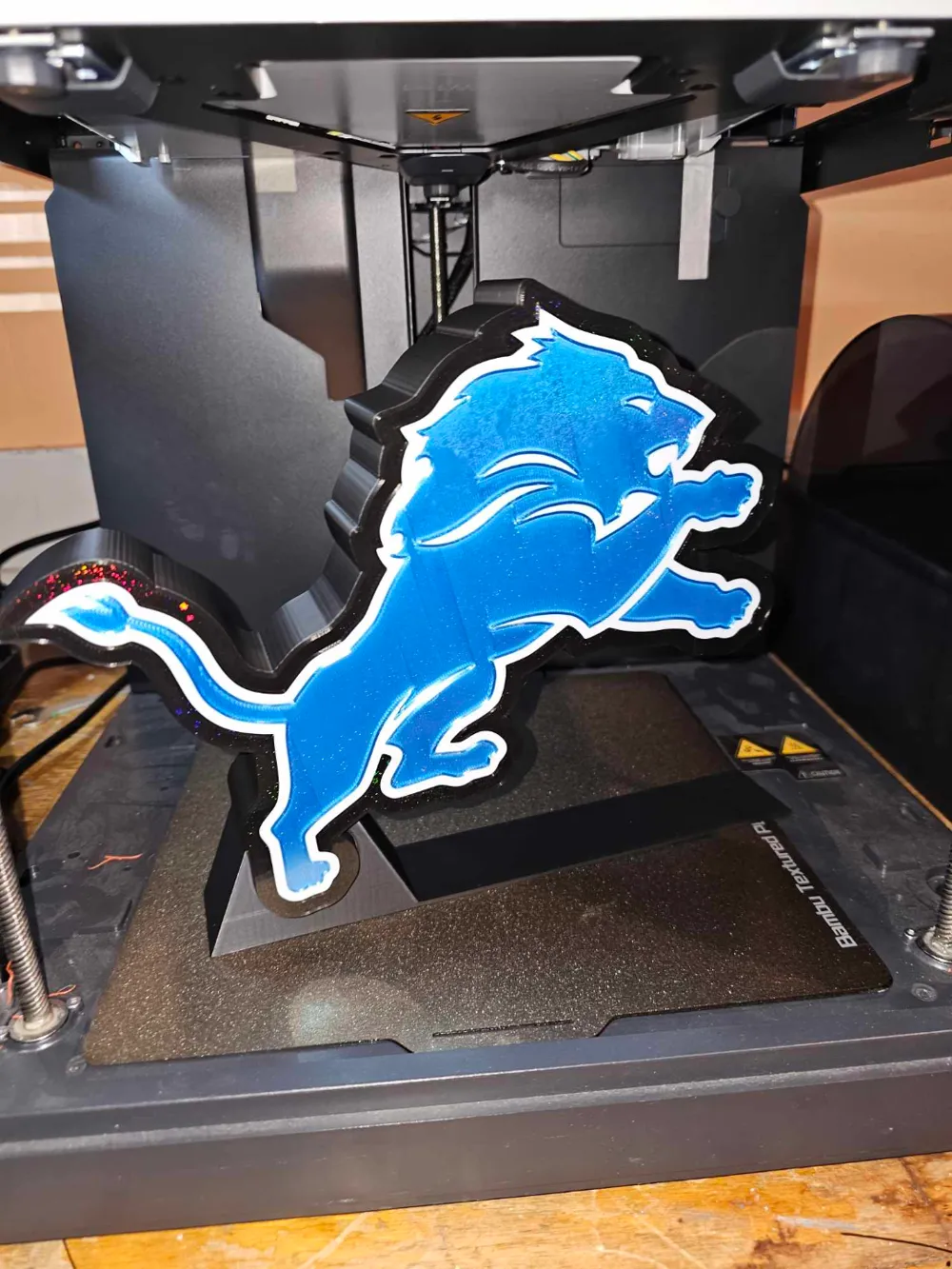 Detroit Lions Light Box by Rust3designs - MakerWorld
