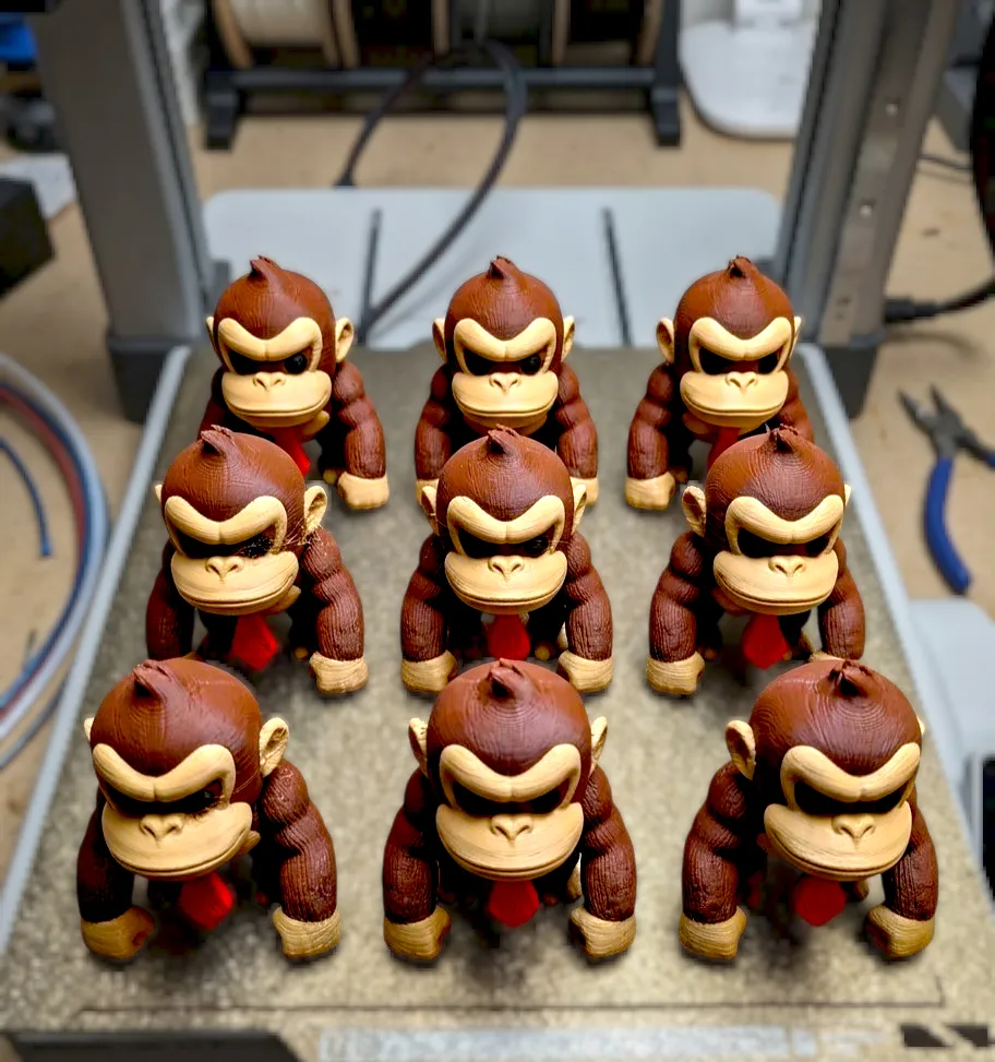 Donkey Kong Keuchain - Free 3D Print Model - MakerWorld