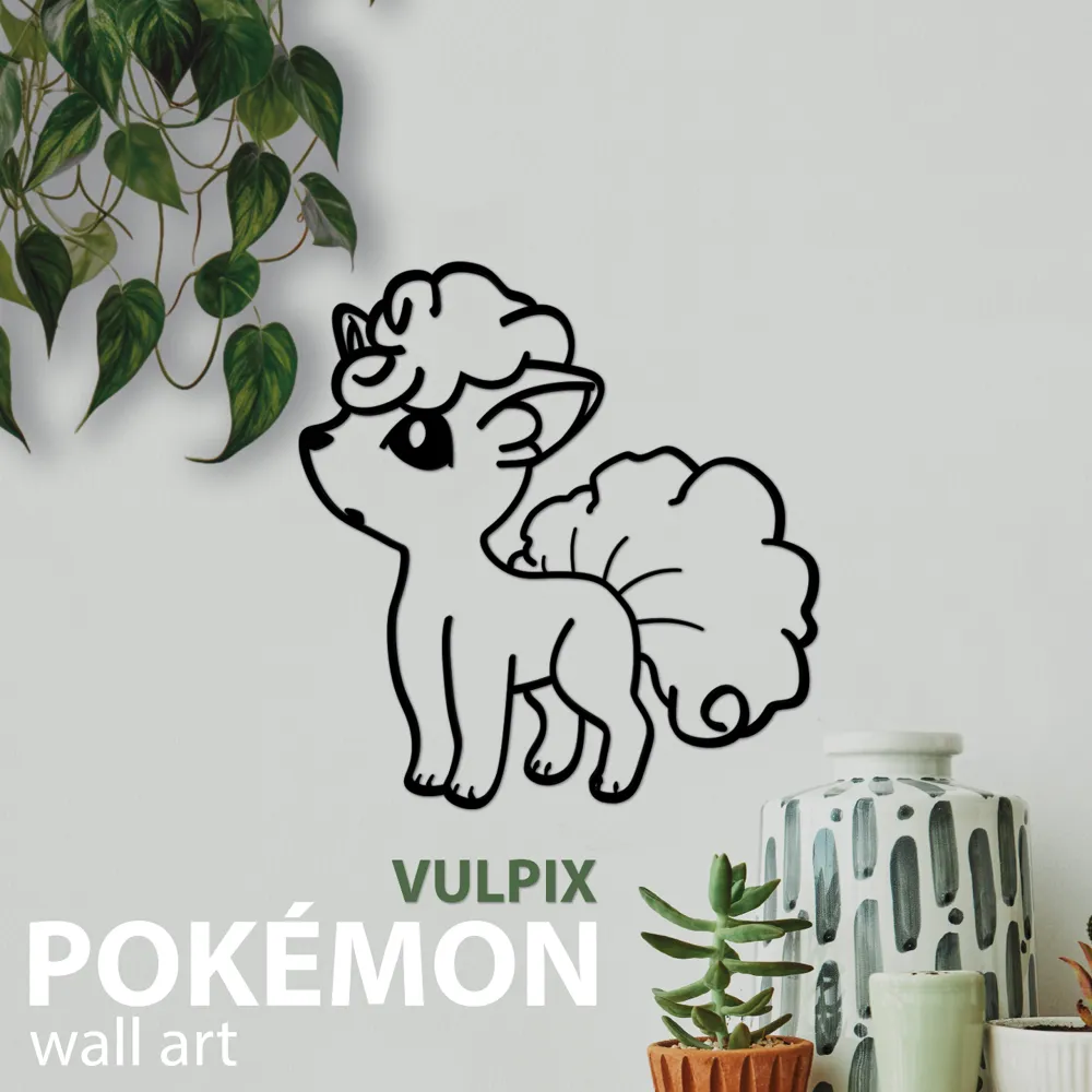Pokemon Vulpix Wall Art by Indibles - MakerWorld