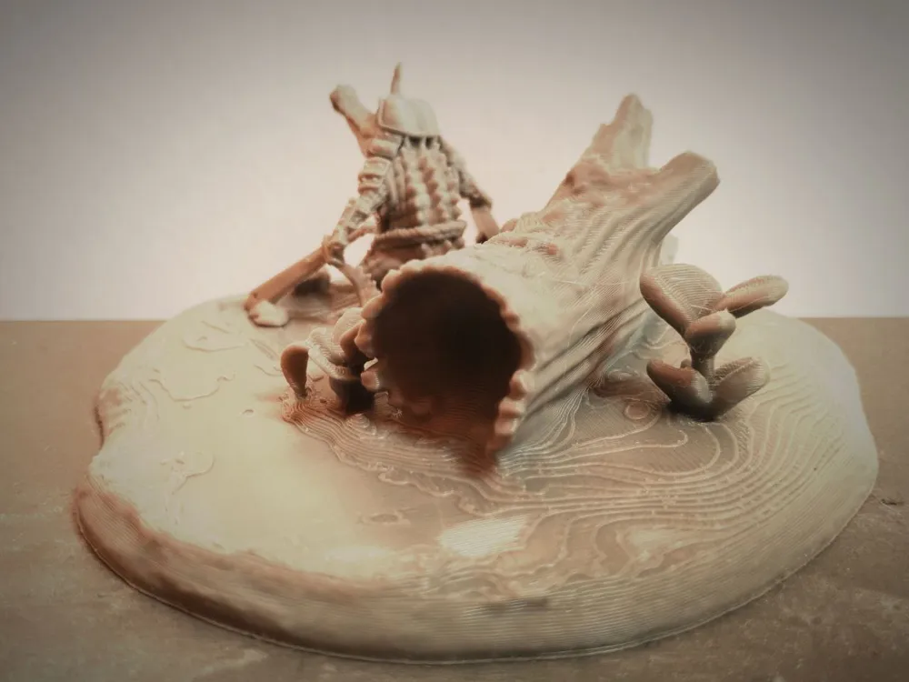 Cozy Log Hideout: Swamp/Pond Terrain & Diorama - Free 3D Print Model ...