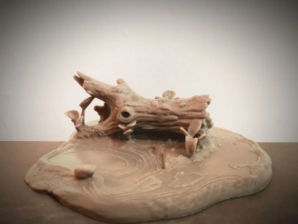 Cozy Log Hideout: Swamp/Pond Terrain & Diorama - Free 3D Print Model ...