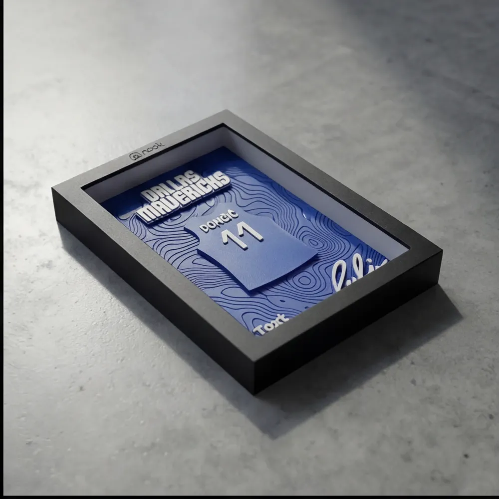 Customizable Nook Frame – Dallas Mavericks Dončić - Free 3D Print Model ...