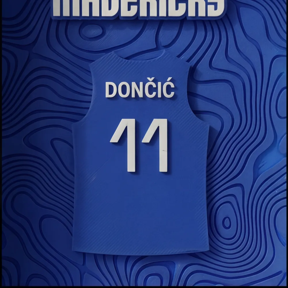 Customizable Nook Frame – Dallas Mavericks Dončić - Free 3D Print Model ...