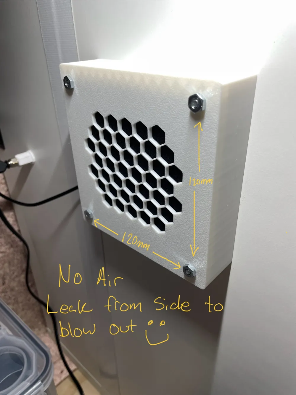 Fan Filter for Enclosure intake by TinyWee1 - MakerWorld