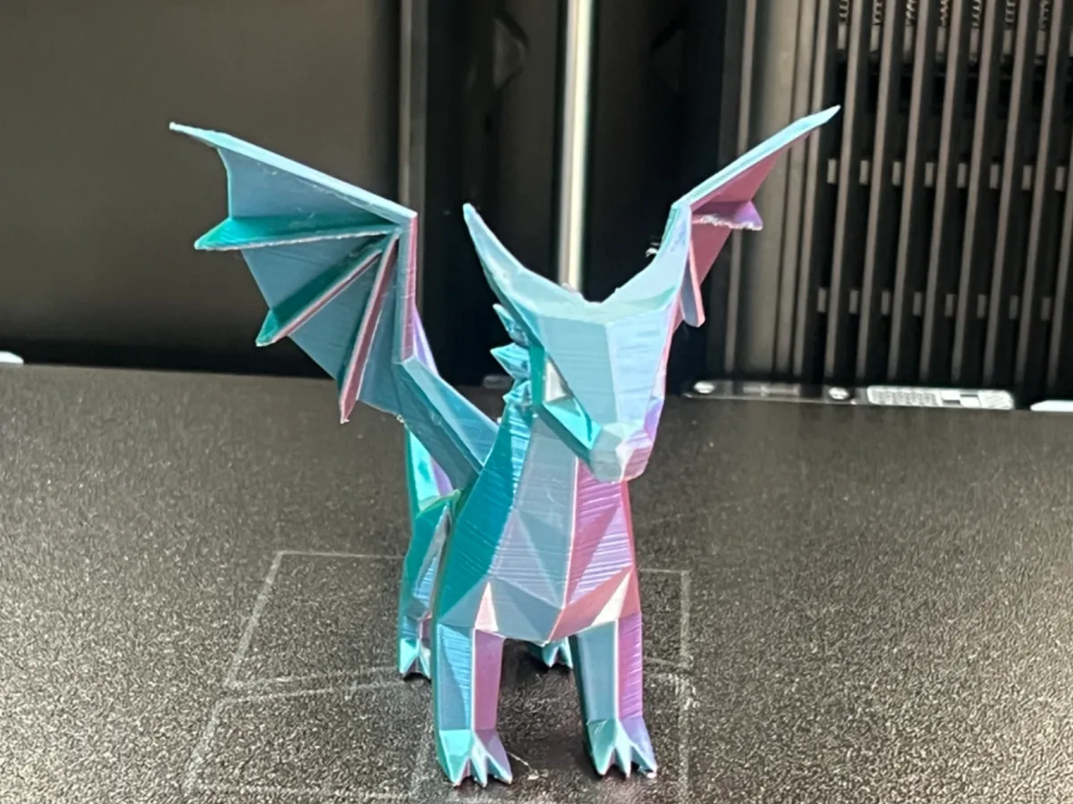 Low Poly Dragon - Free 3D Print Model - MakerWorld