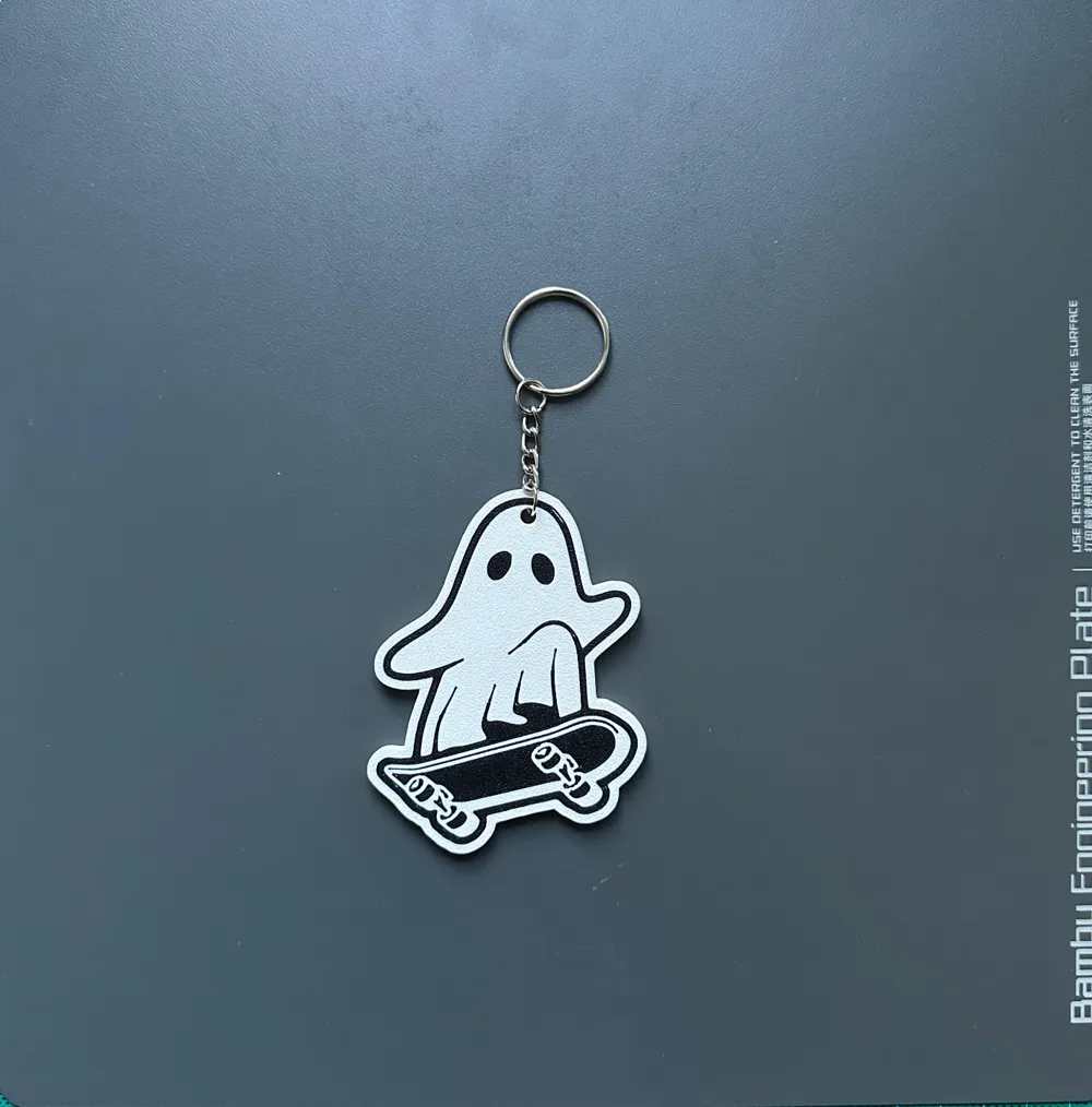 Skate Ghost Keychain 2 by Black Glovz - MakerWorld