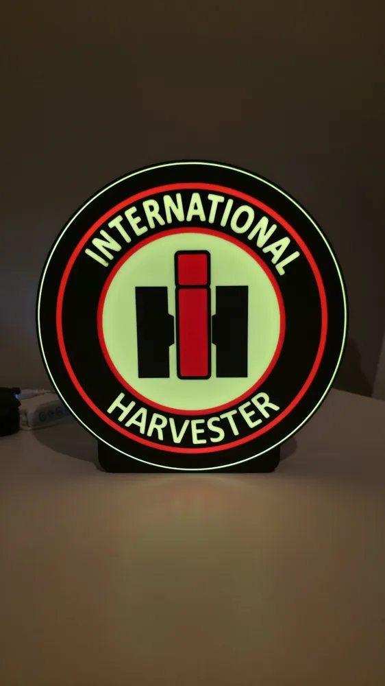 International Harvester Light Box - Free 3D Print Model - MakerWorld
