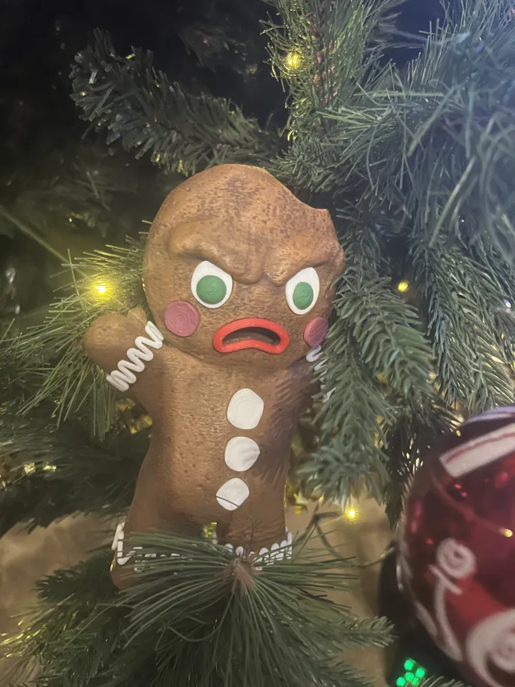 Krampus Gingerbread man Clumpy - No AMS - Free 3D Print Model - MakerWorld