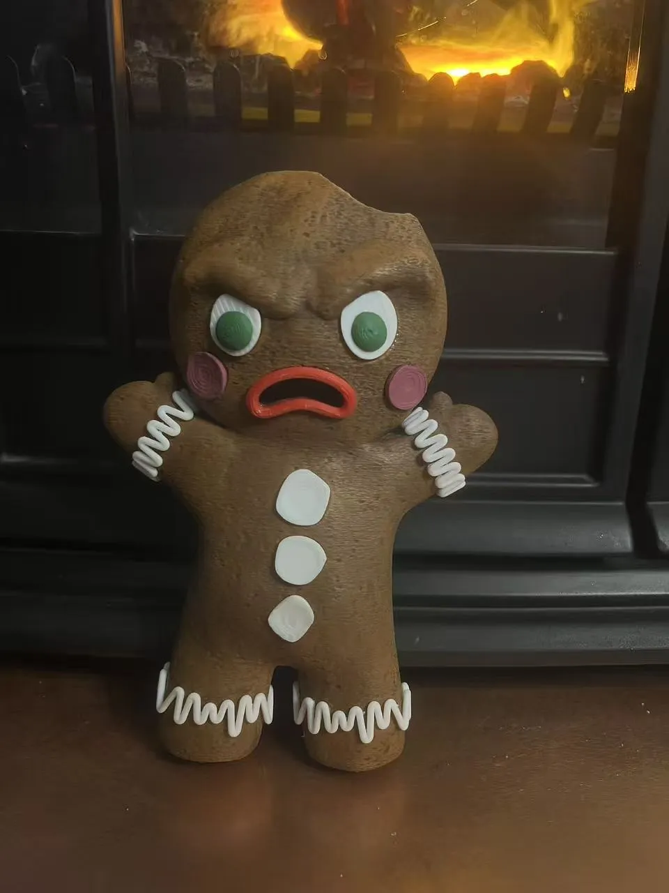Krampus Gingerbread man Clumpy - No AMS - Free 3D Print Model - MakerWorld