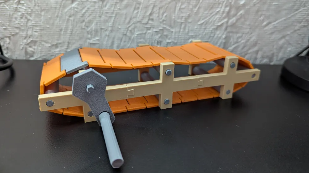 Simple Conveyor Belt With Hand Crank Desktop Size - Free 3D Print Model - MakerWorld